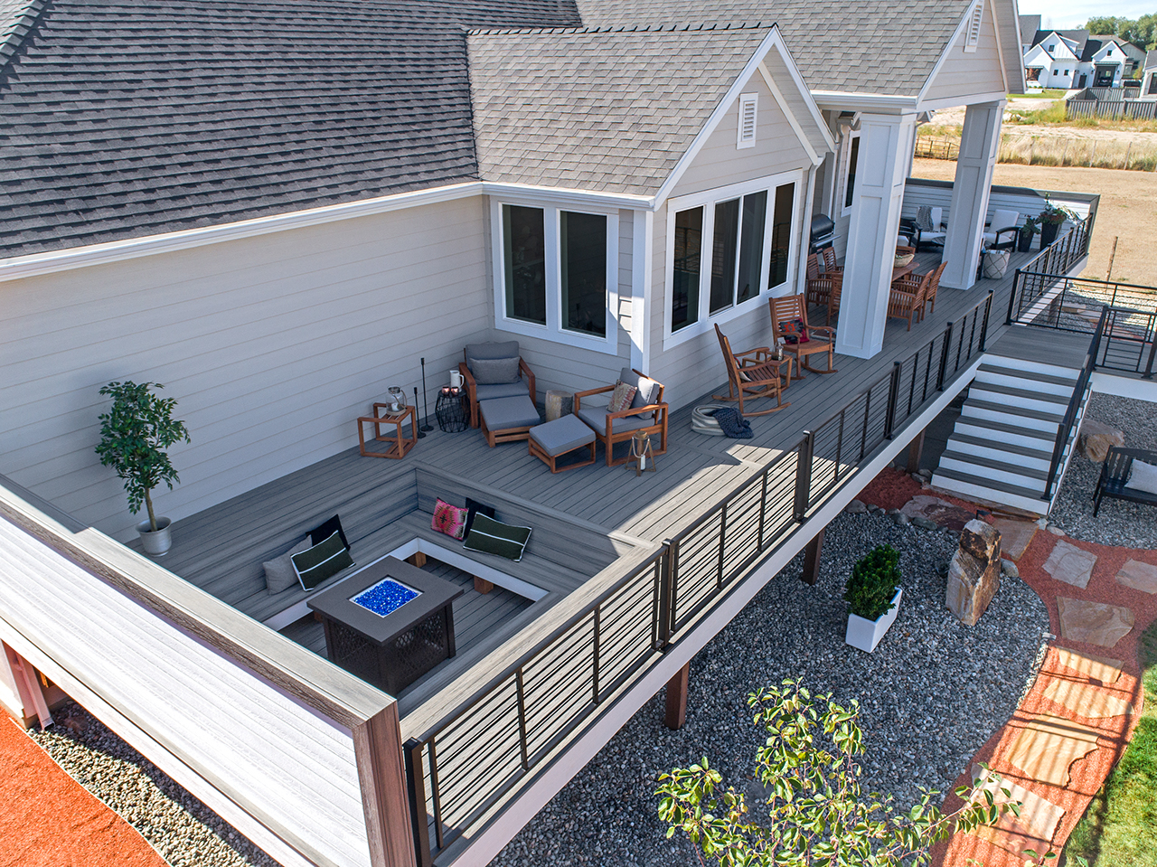 Idéer och design för terrass räcke | Trex